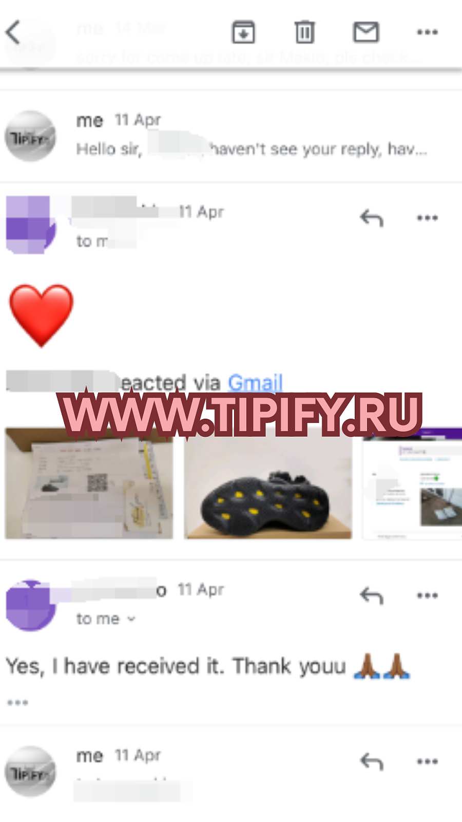 CUSTOMER REVIEW - tipify.ru