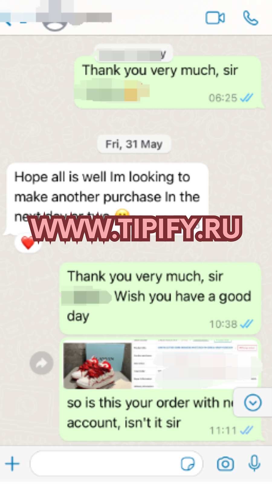 CUSTOMER REVIEW - tipify.ru