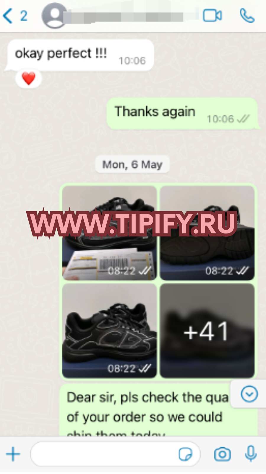 CUSTOMER REVIEW - tipify.ru