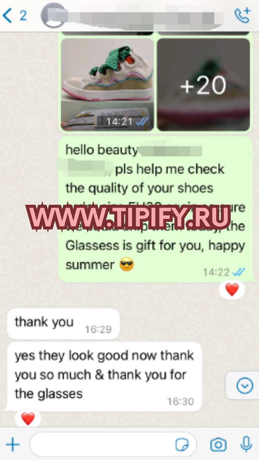 CUSTOMER REVIEW - tipify.ru