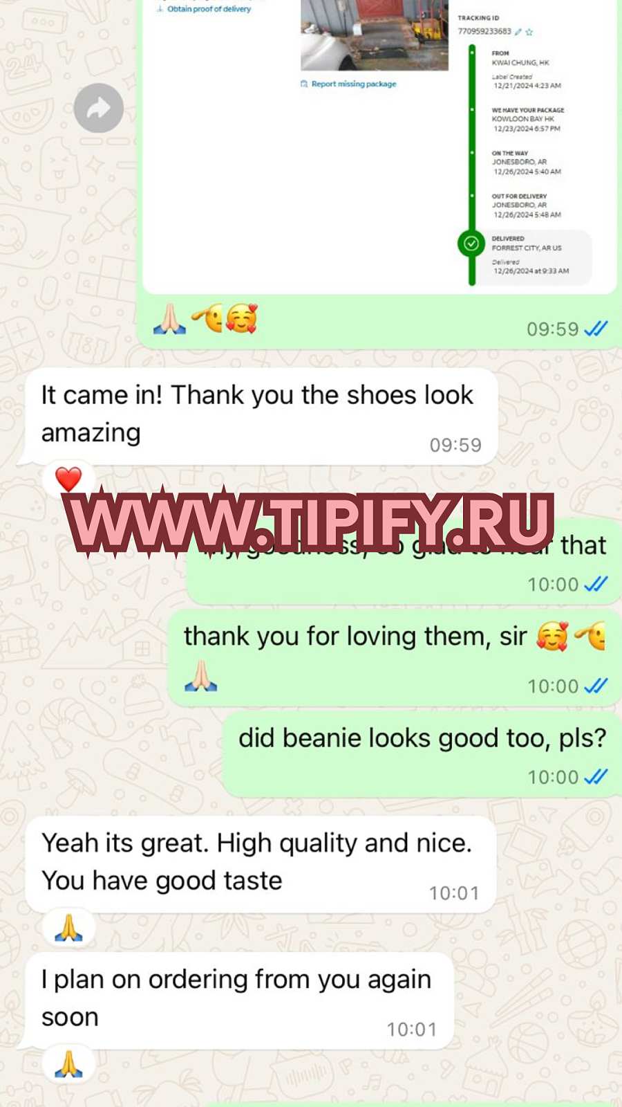 CUSTOMER REVIEW - tipify.ru